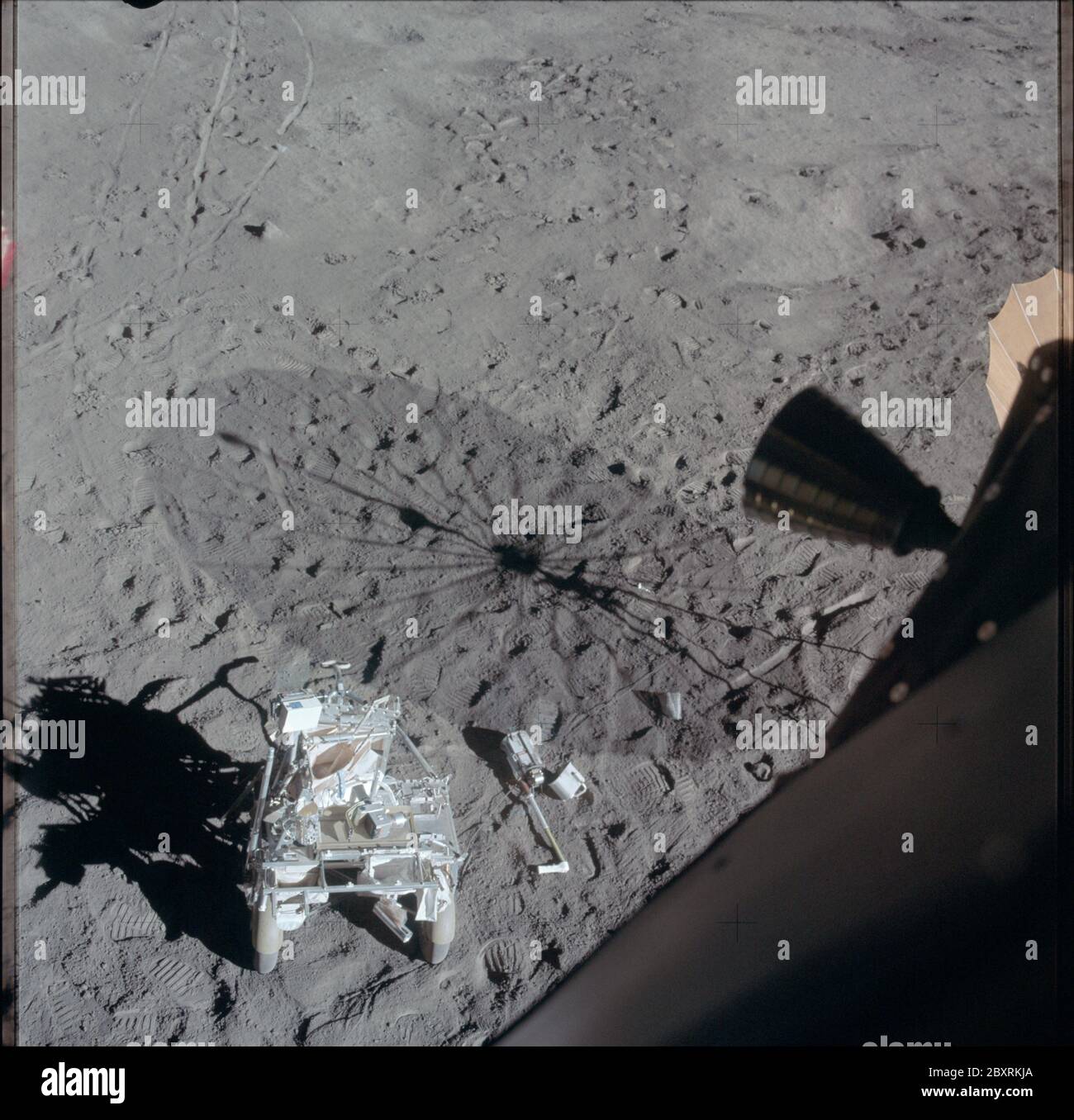AS14-66-9340 - Apollo 14 - Apollo 14 Mission image - View from the ...
