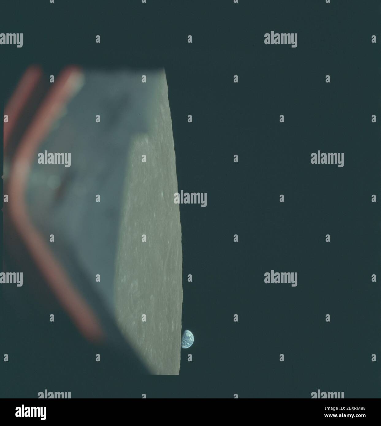 AS08-14-2393 - Apollo 8 - Apollo 8 Mission image, Moon surface from the ...