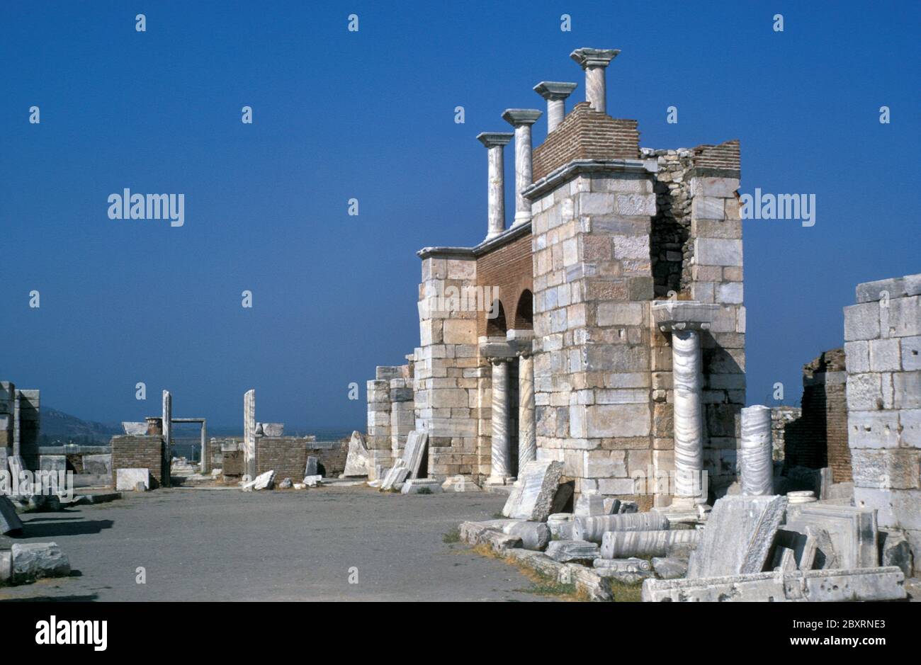 An ancient greek city on the coast of ionia hi-res stock photography ...