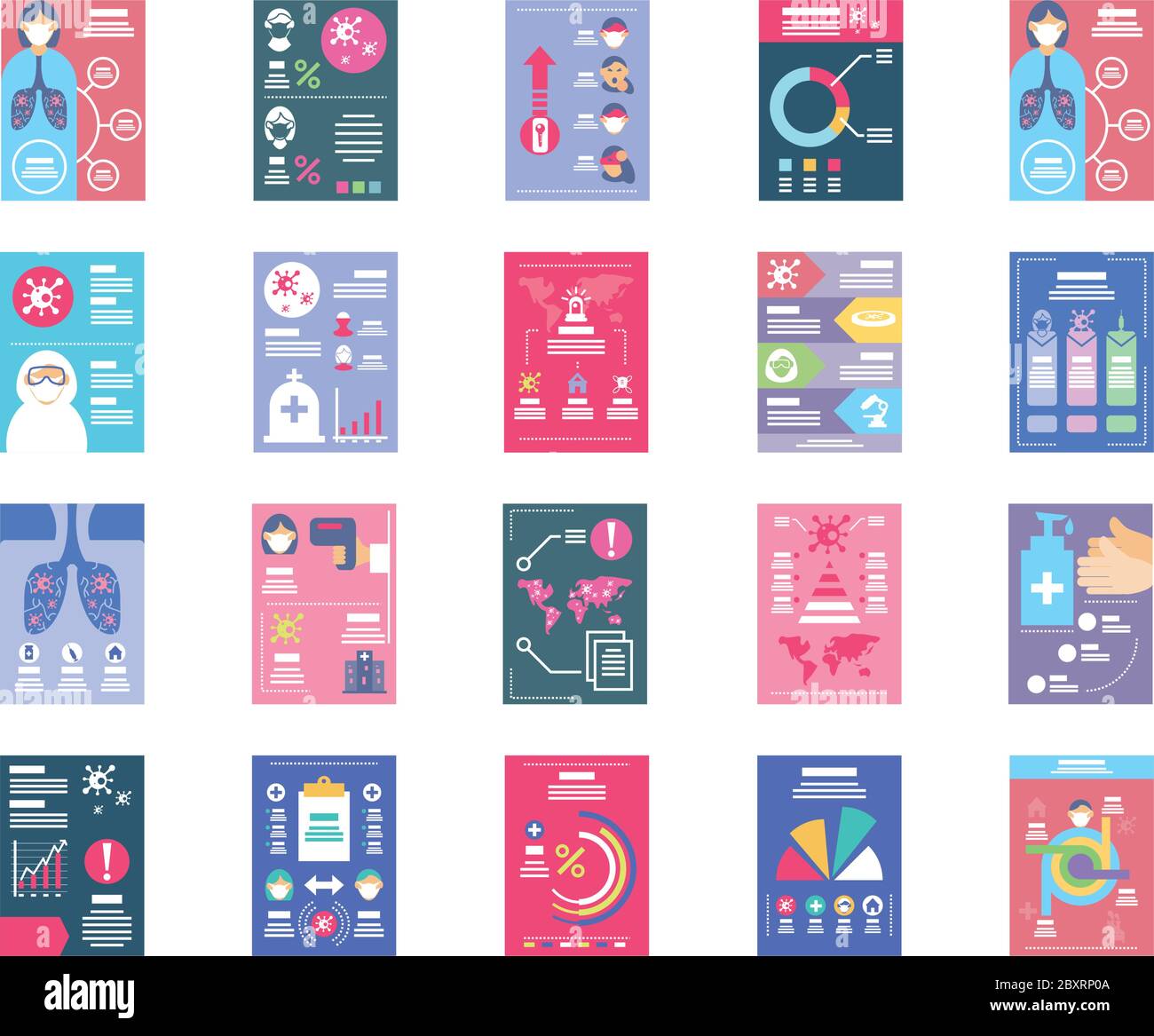 set of icons healthcare infographics vector illustration design Stock ...
