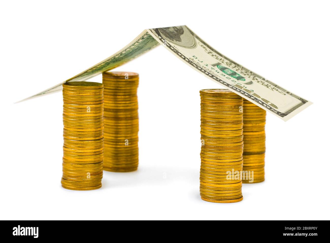 House made of money Stock Photo - Alamy