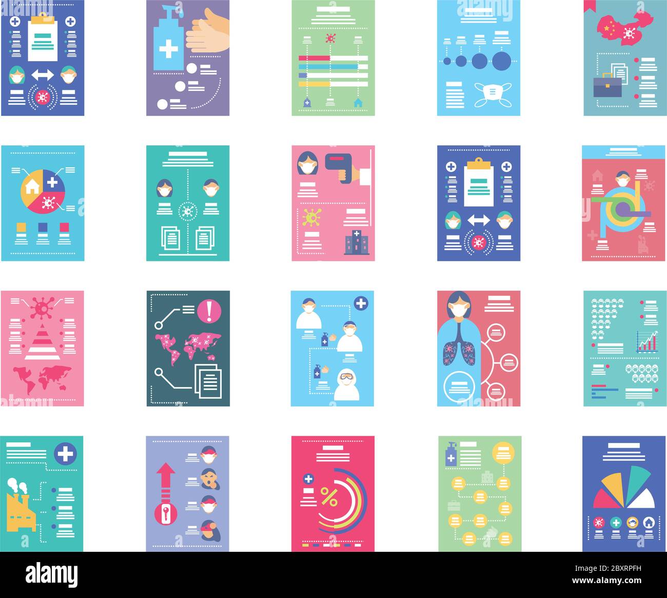 set of icons healthcare infographics vector illustration design Stock ...