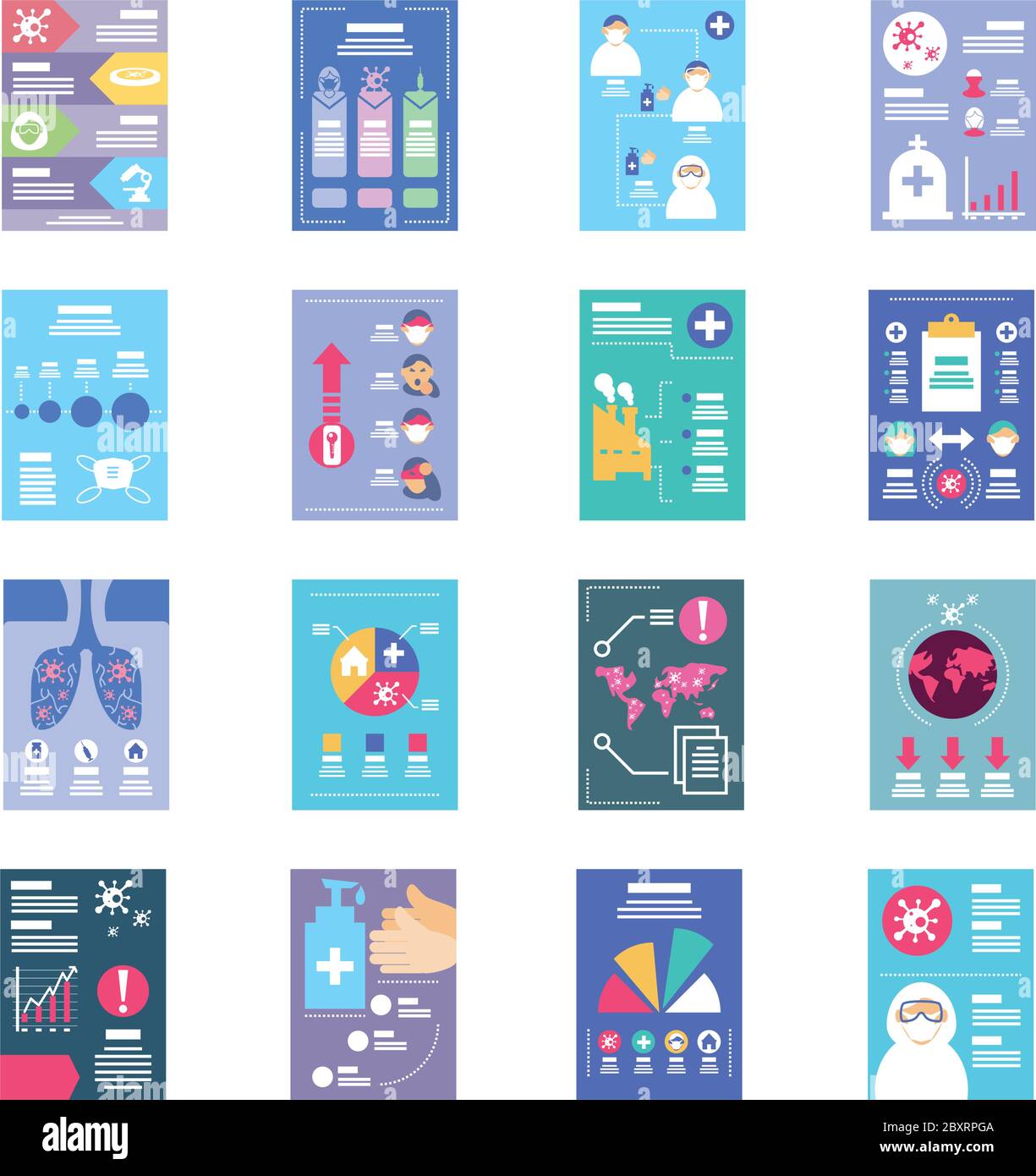 set of icons healthcare infographics vector illustration design Stock ...