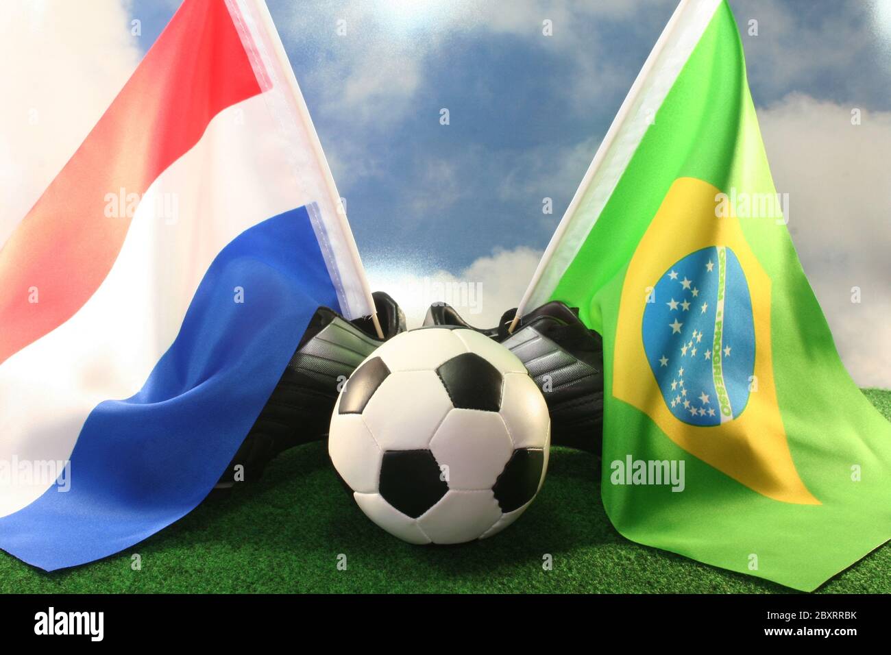 2010 World Cup, Netherlands and Brazil Stock Photo - Alamy