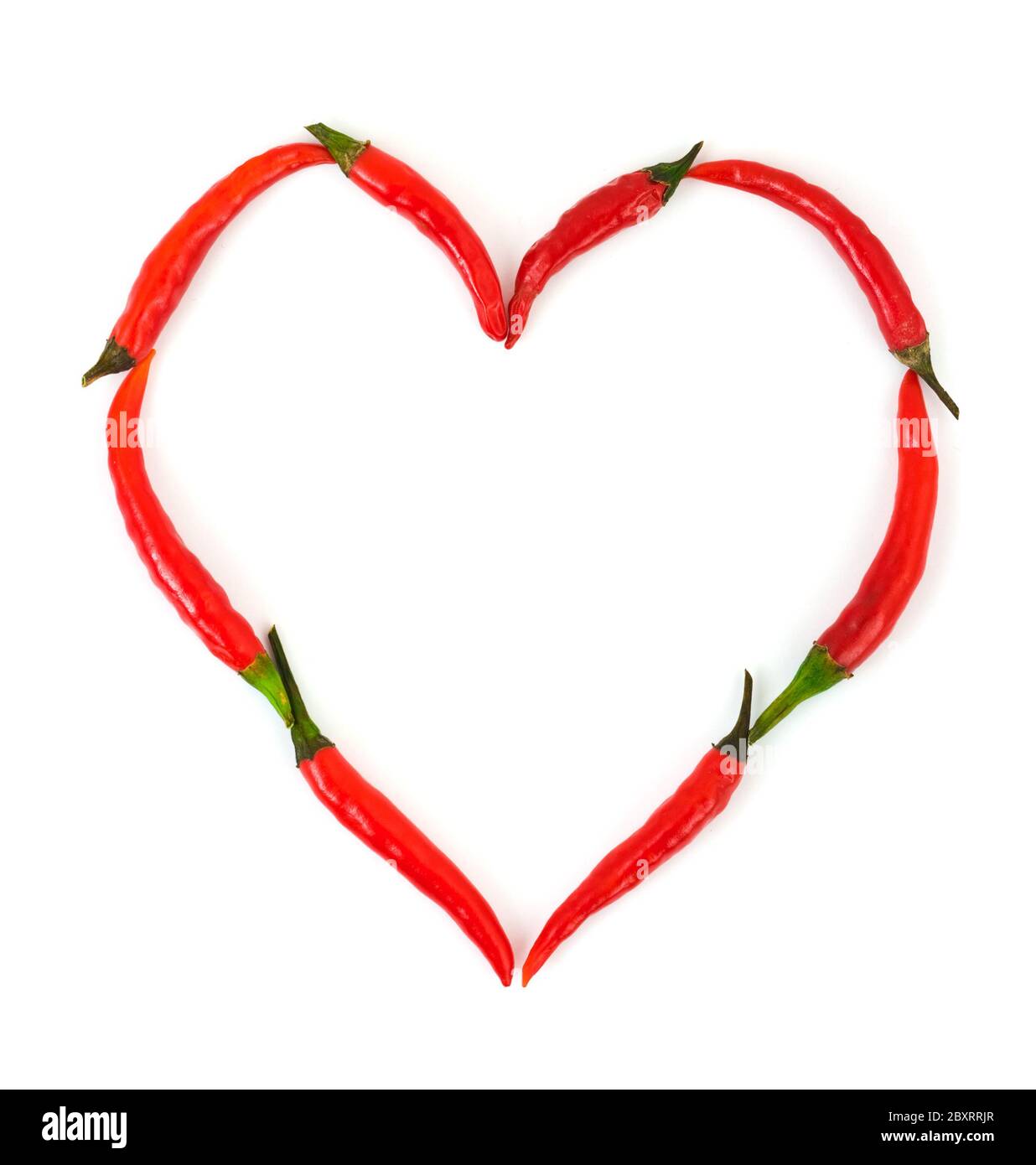 Chili pepper heart shape Cut Out Stock Images & Pictures - Alamy