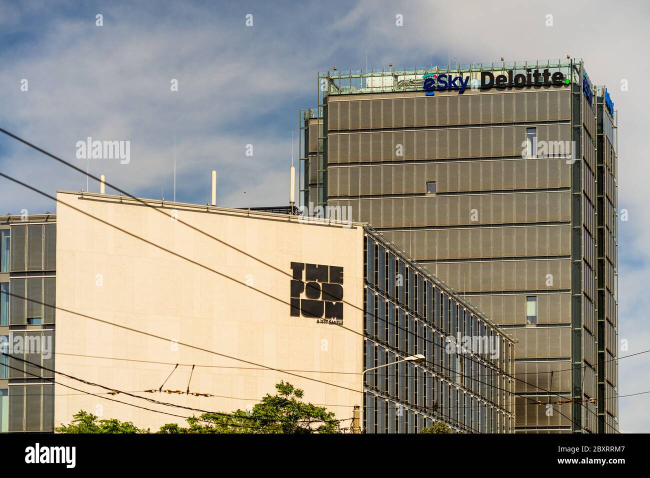 Mark One building headquarters in downtown Bucharest, Romania, 2020 ...