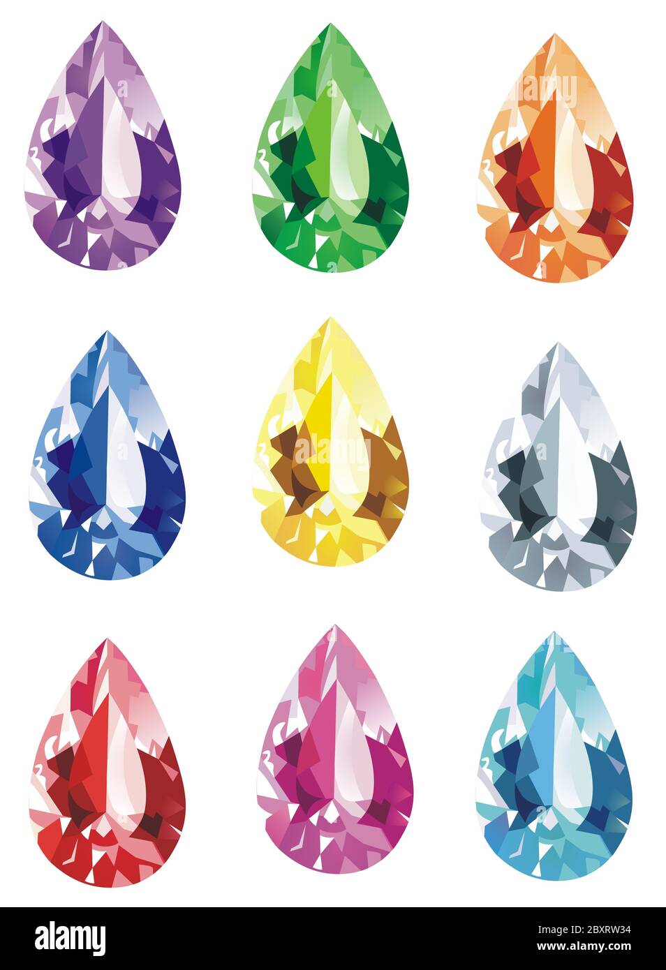 Teardrop Shape Cut Out Stock Images & Pictures - Alamy
