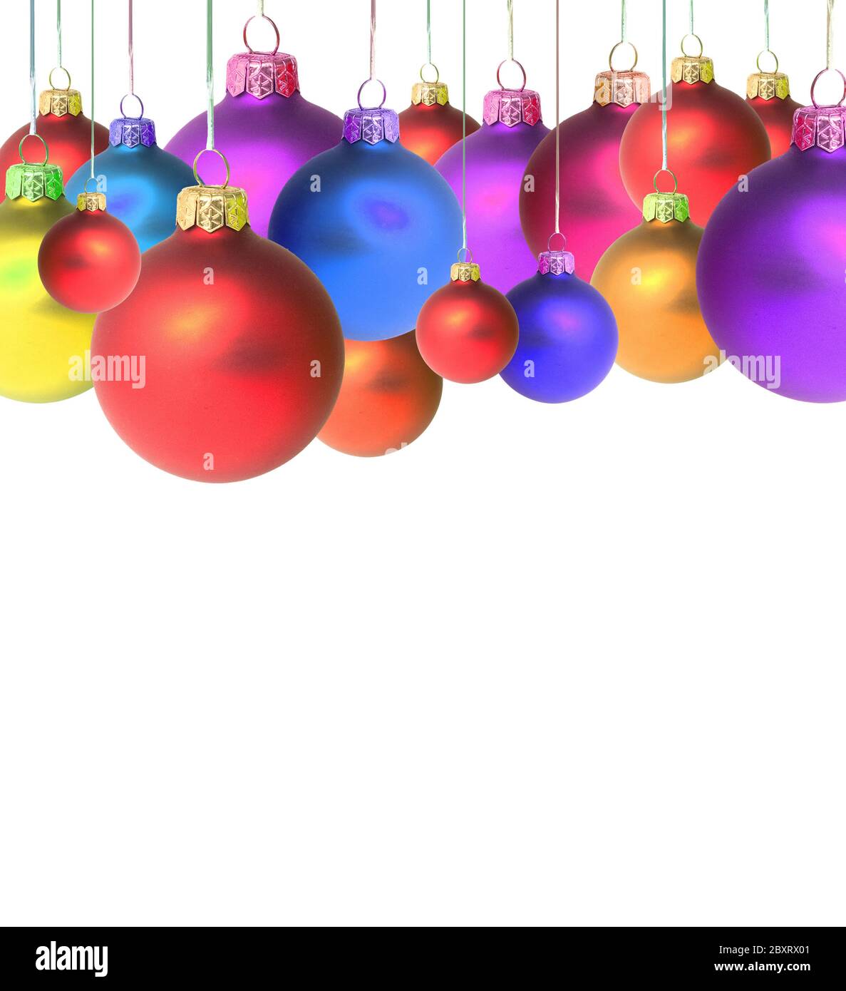 Christmas round composition border Cut Out Stock Images & Pictures - Alamy