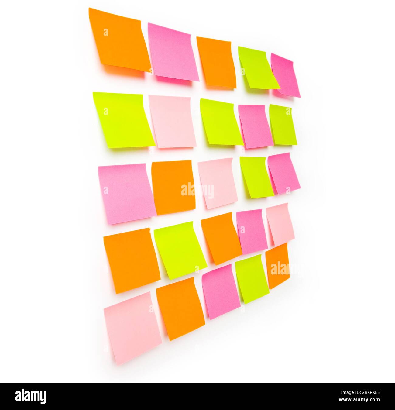 Reminder notes isolated on the white background Stock Photo - Alamy