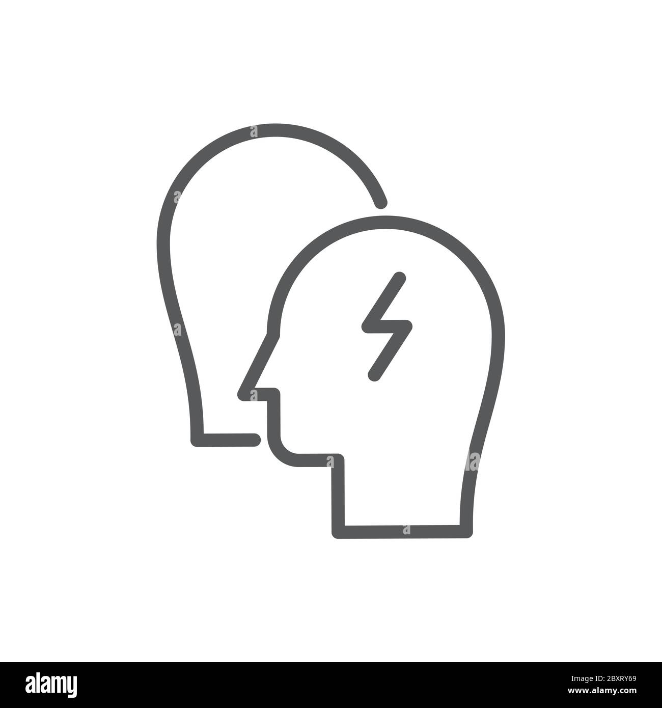 Conflict Resolution vector icon symbol isolated on white background ...