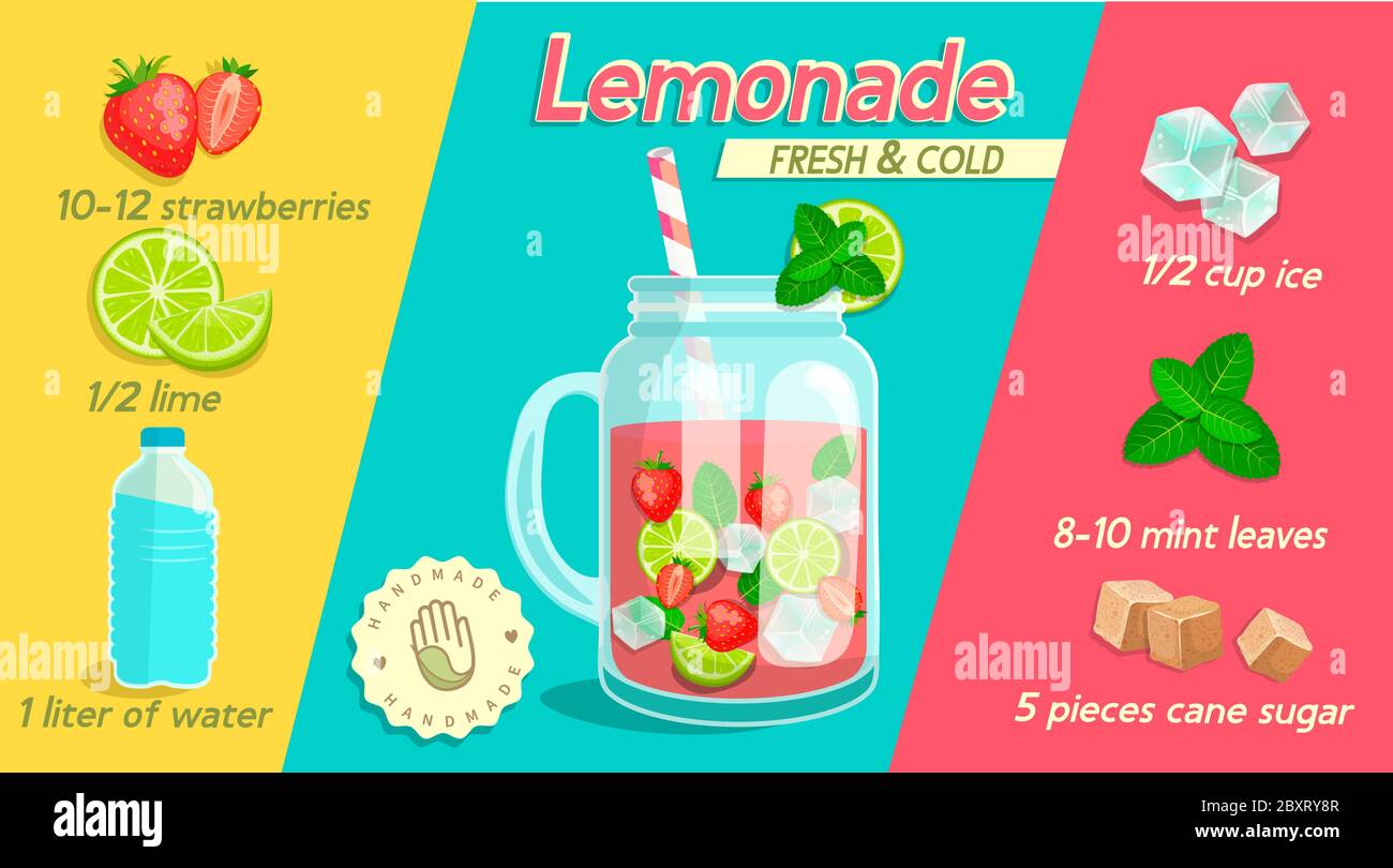 Handmade recipe Stock Vector Images - Alamy