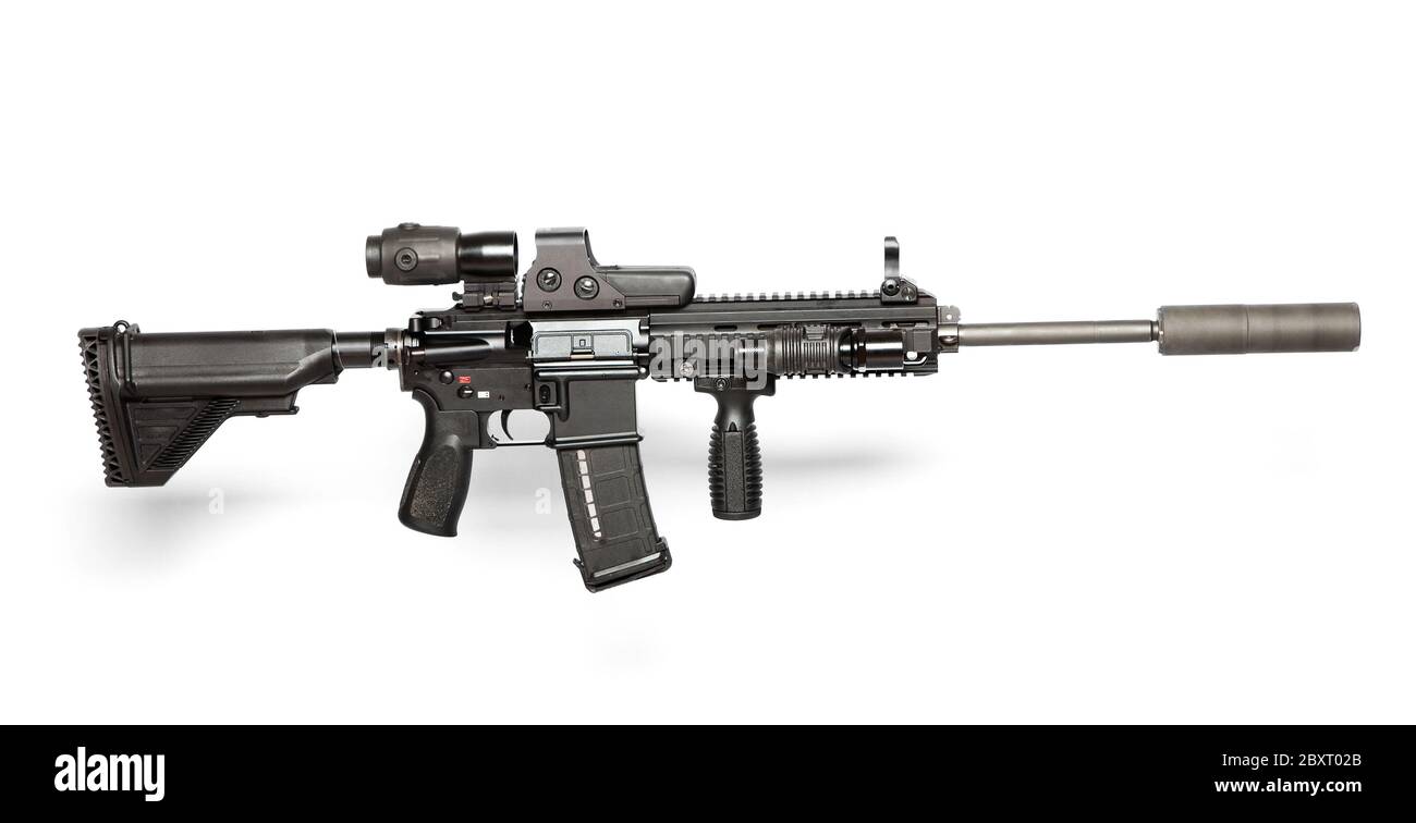 US Army M4 rifle Stock Photo - Alamy