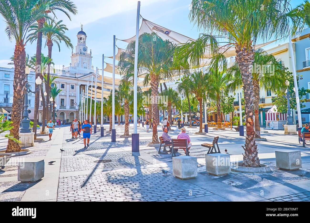 Clock tower andalusia square hi-res stock photography and images - Alamy