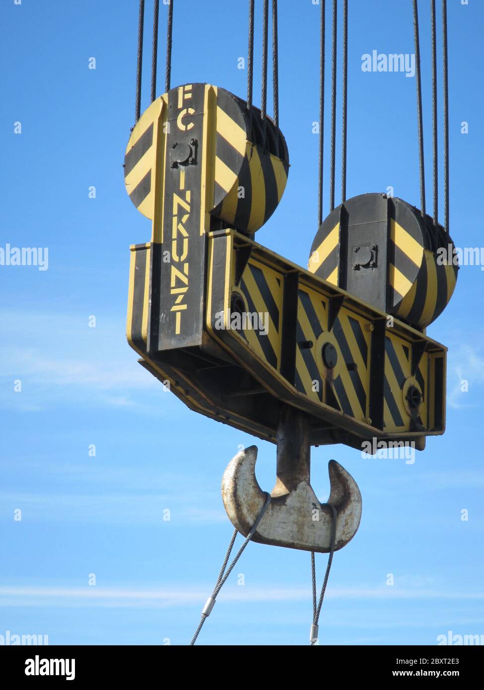Inkunzi floating crane Stock Photo - Alamy