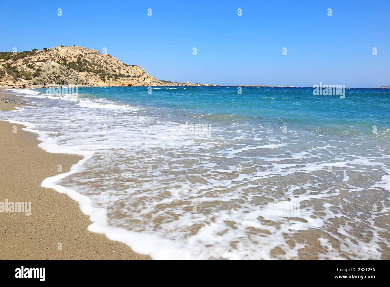 landscape of Kato Koufonisi island Greece - desert island of small ...