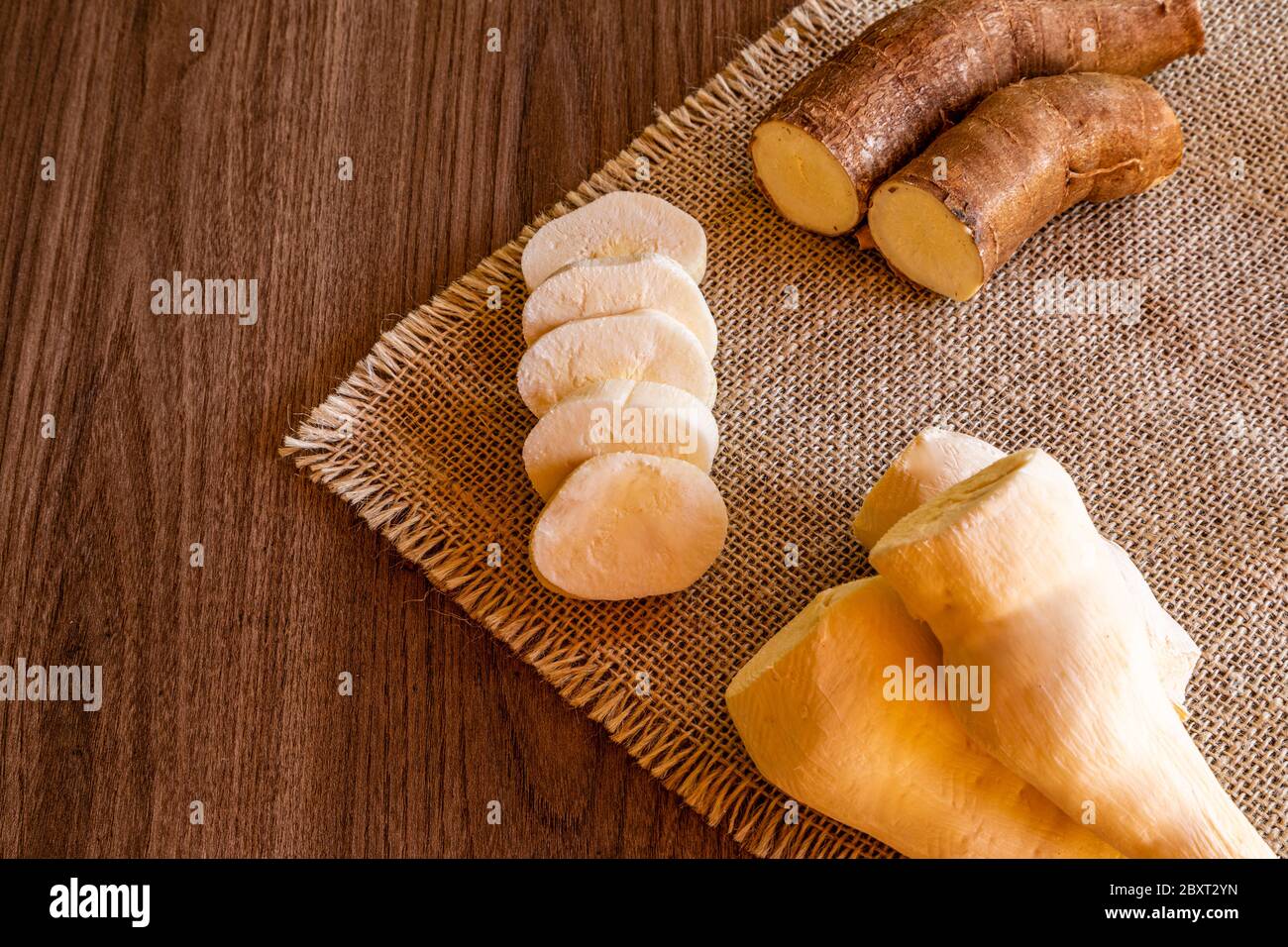 Cassava, also called manioc, yuca, balinghoy, mogo, mandioca, kamoteng ...