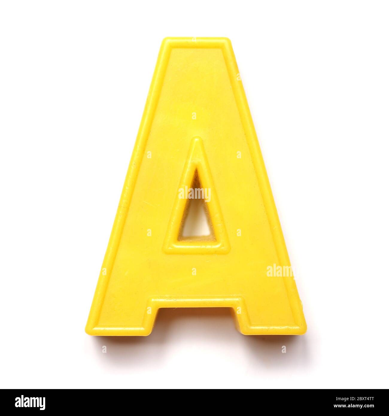 Magnetic uppercase letter A of the British alphabet Stock Photo - Alamy