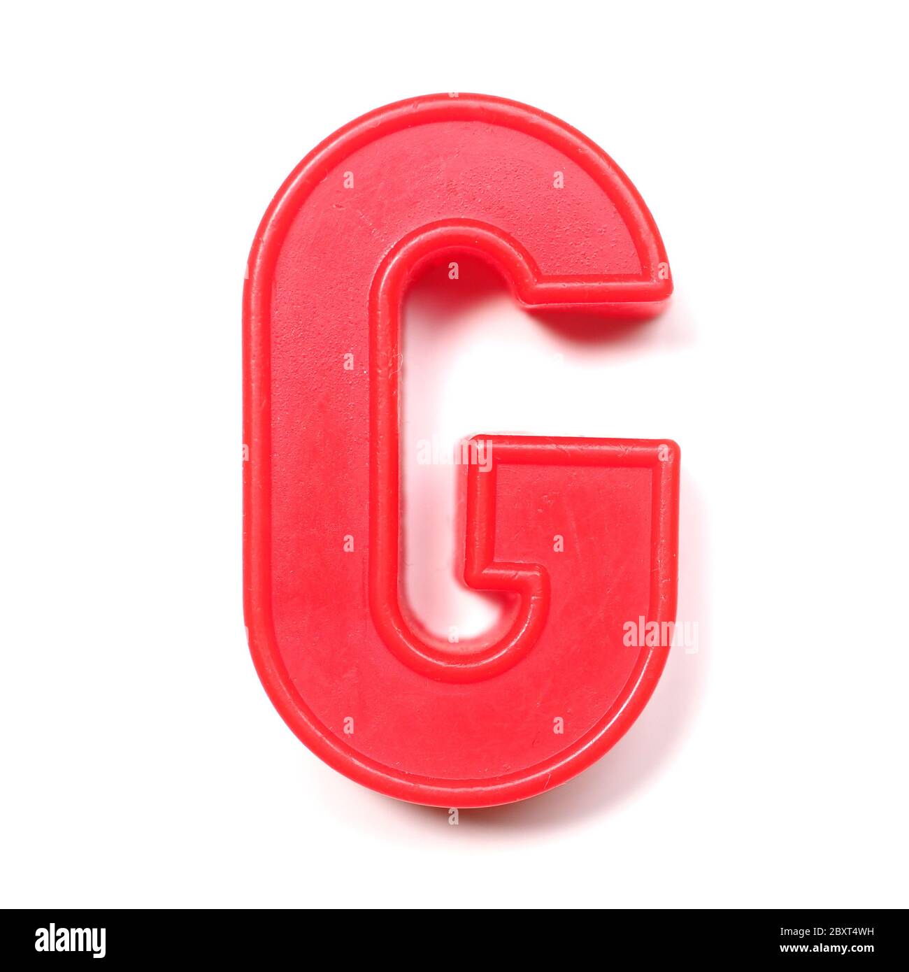 Magnetic uppercase letter G of the British alphabet Stock Photo - Alamy
