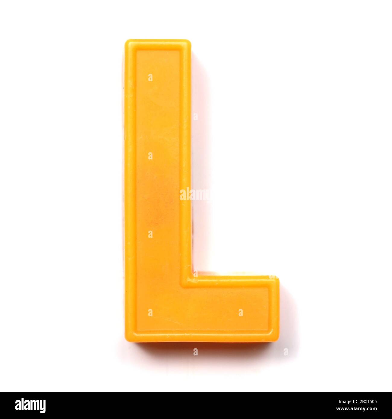 Magnetic uppercase letter L of the British alphabet Stock Photo - Alamy