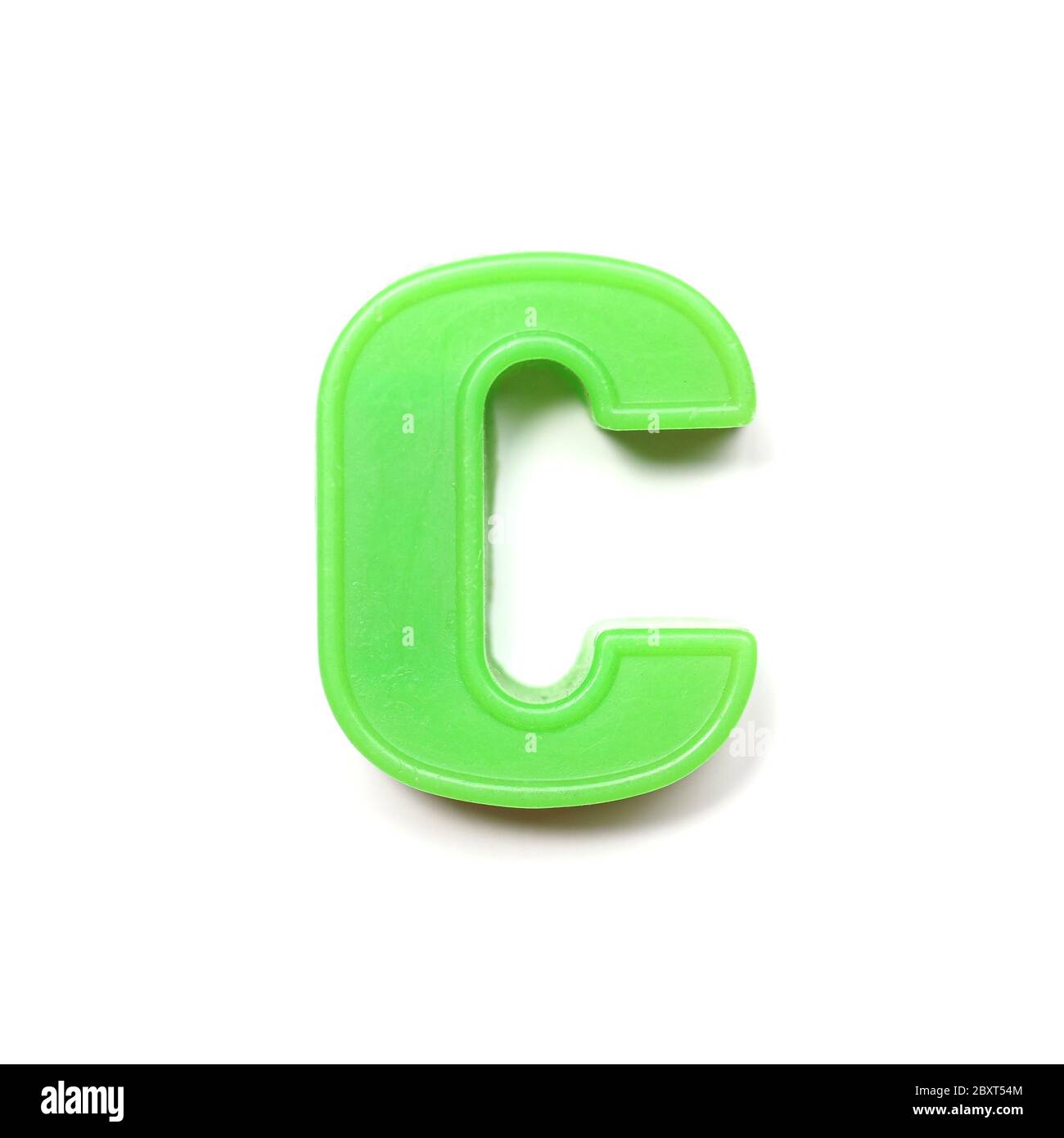 Magnetic lowercase letter C of the British alphabet Stock Photo - Alamy