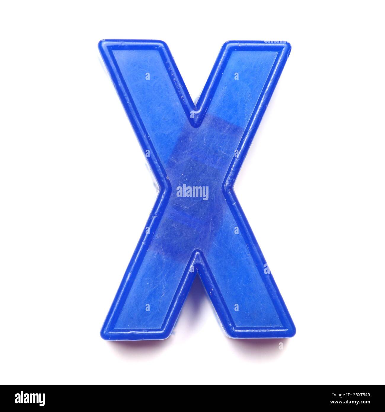 Magnetic uppercase letter X of the British alphabet Stock Photo - Alamy