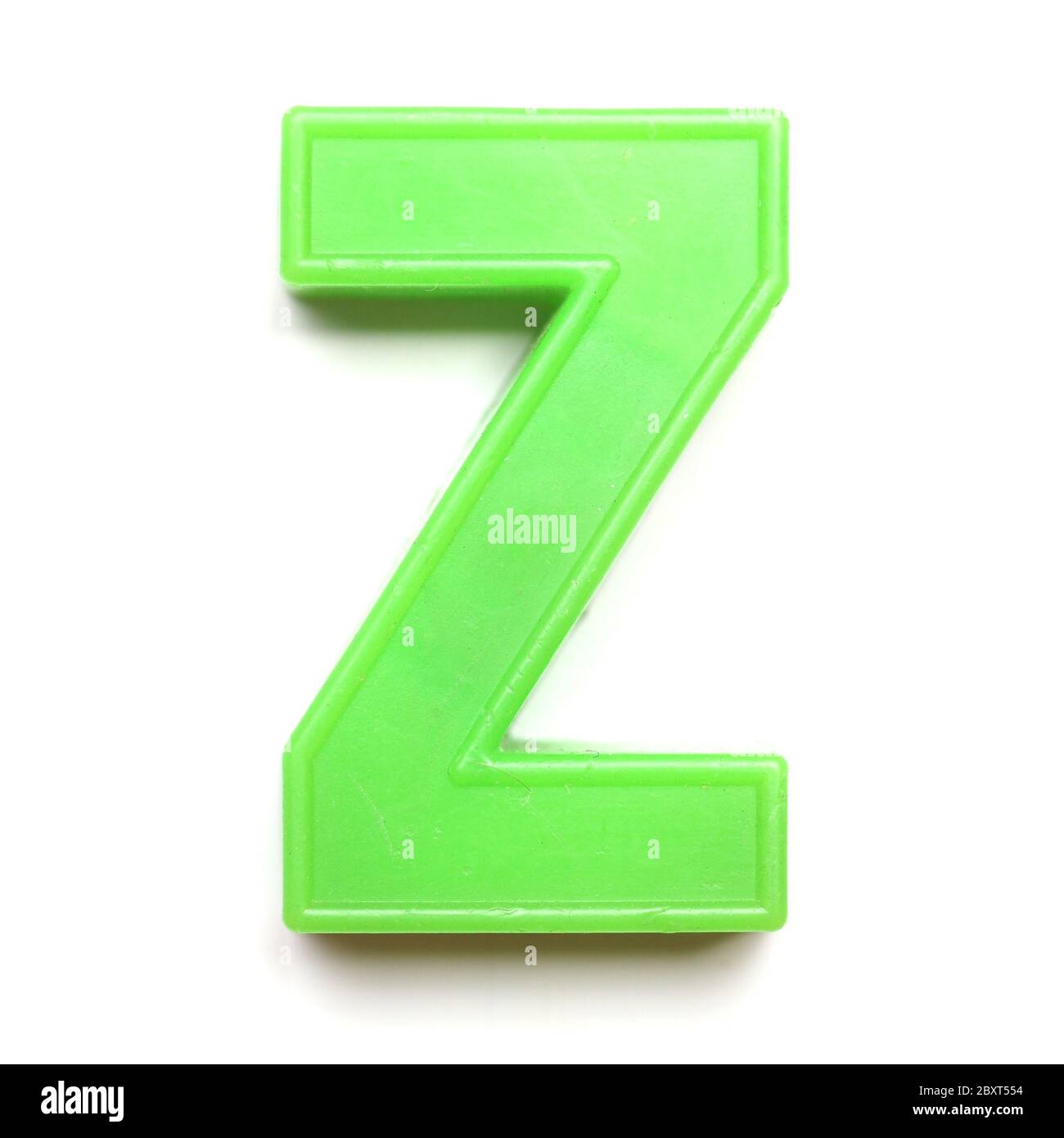 Magnetic uppercase letter Z of the British alphabet Stock Photo - Alamy