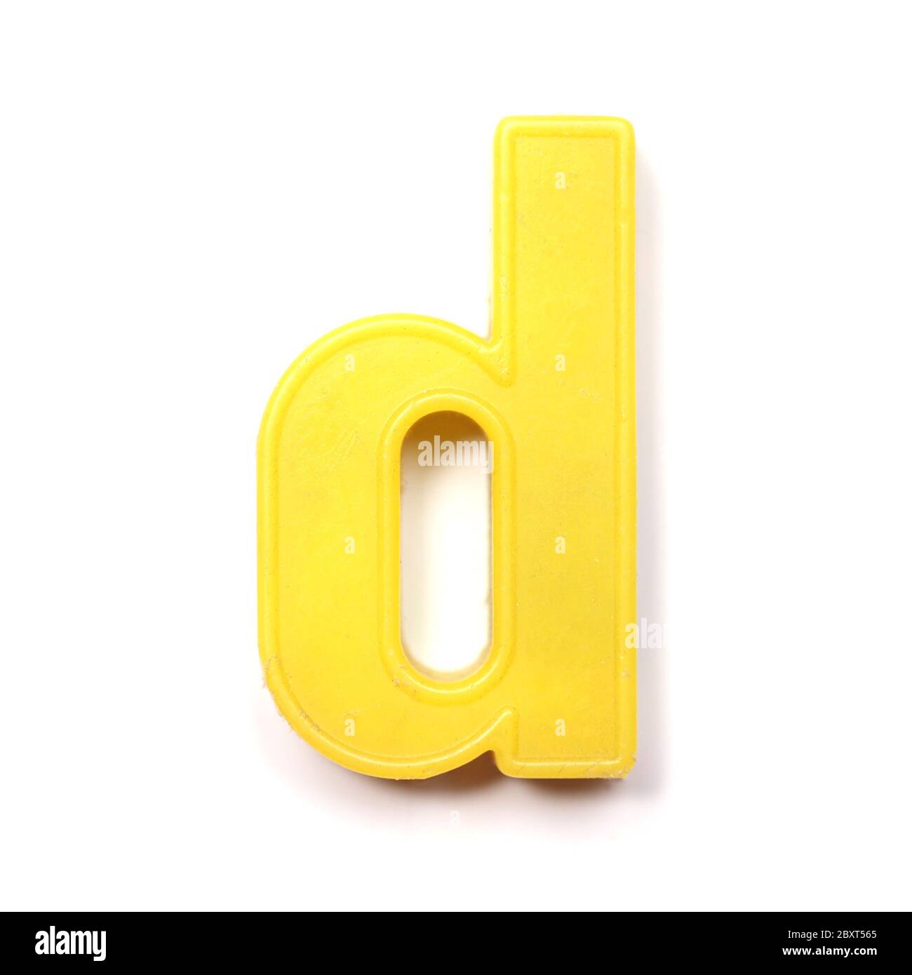 Magnetic lowercase letter D of the British alphabet Stock Photo - Alamy