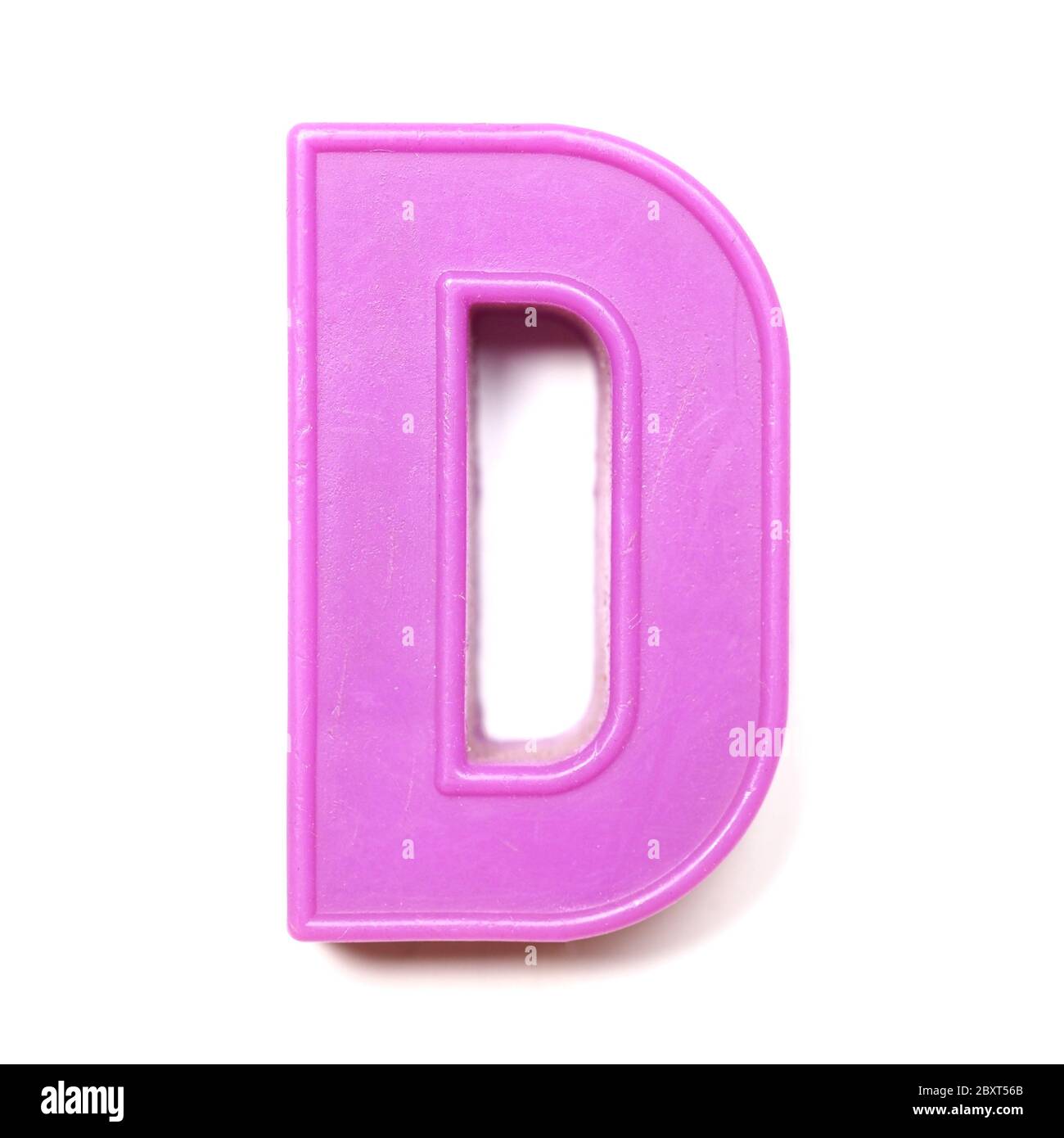 Magnetic uppercase letter D of the British alphabet Stock Photo - Alamy