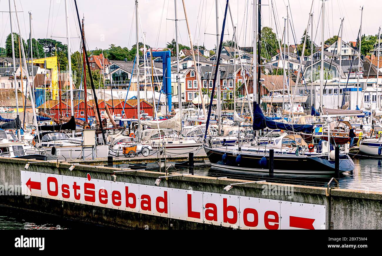 Baltic seaside resort Laboe, Schleswig – Holstein, Germany Stock Photo ...