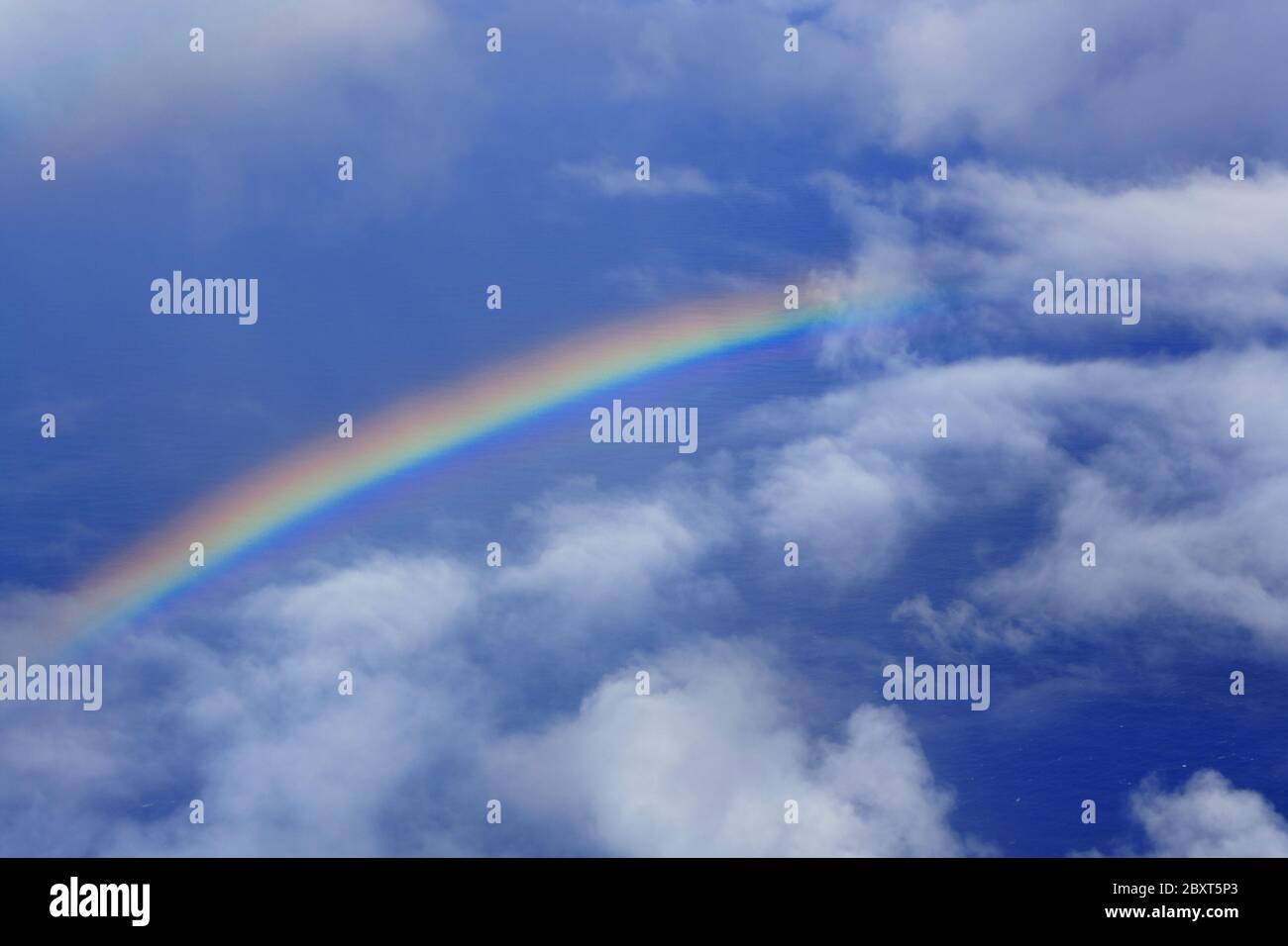 real rainbow in sky Stock Photo - Alamy