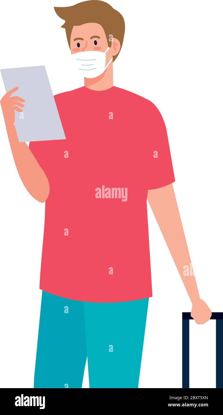Paper bag mask Stock Vector Images - Alamy