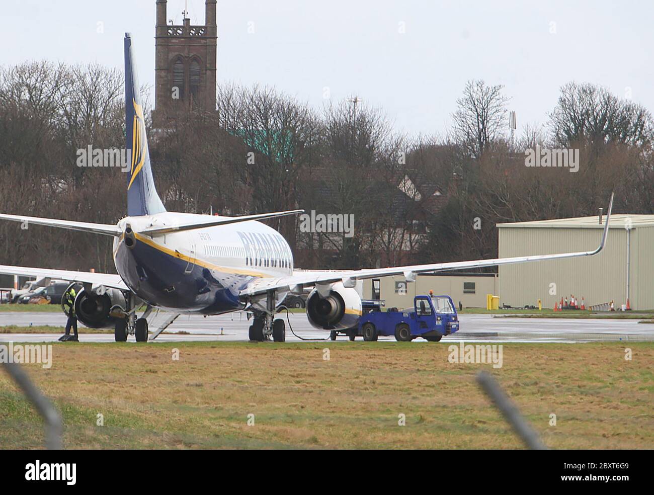 Ryanair, Glasgow Prestwick Airport Stock Photo - Alamy