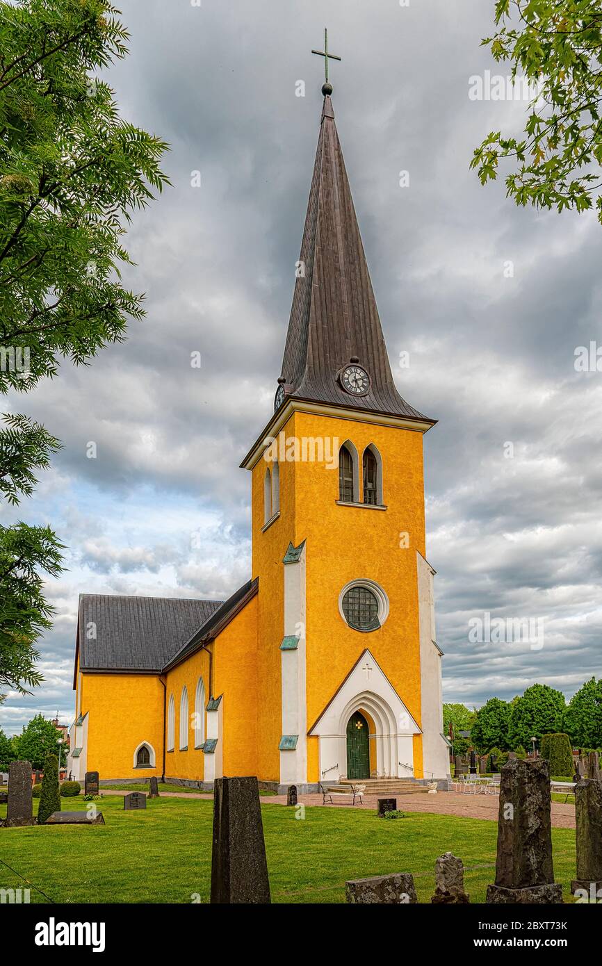 The Broby Church was built in the gothic revival style of architecture ...