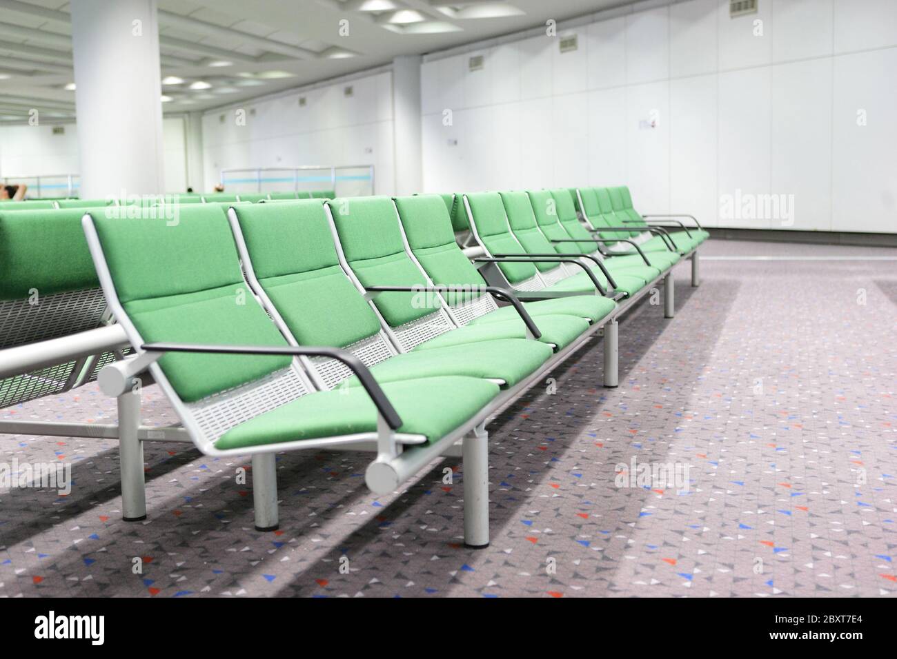 waiting hall in airport Stock Photo - Alamy