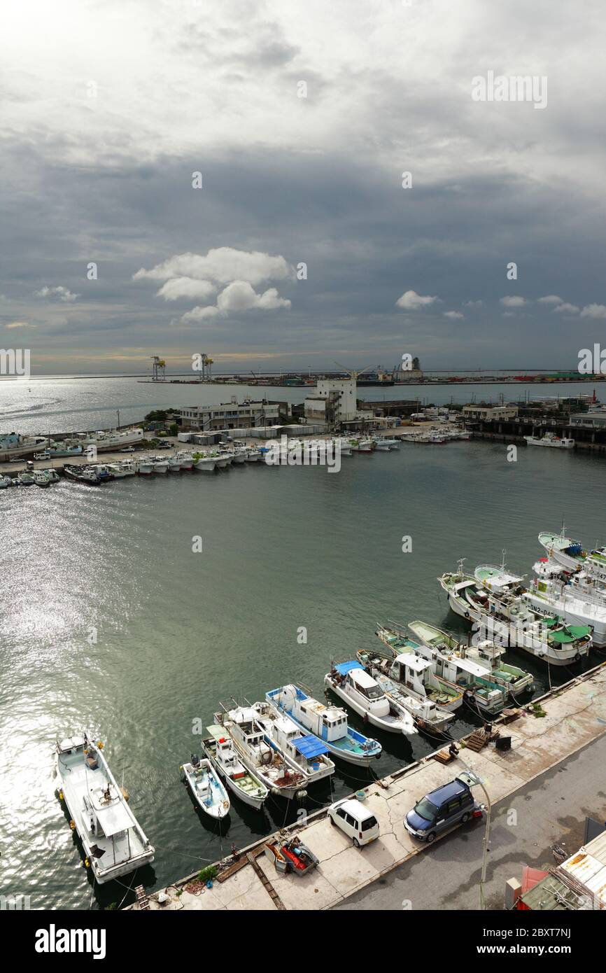 fishing boat port Stock Photo - Alamy