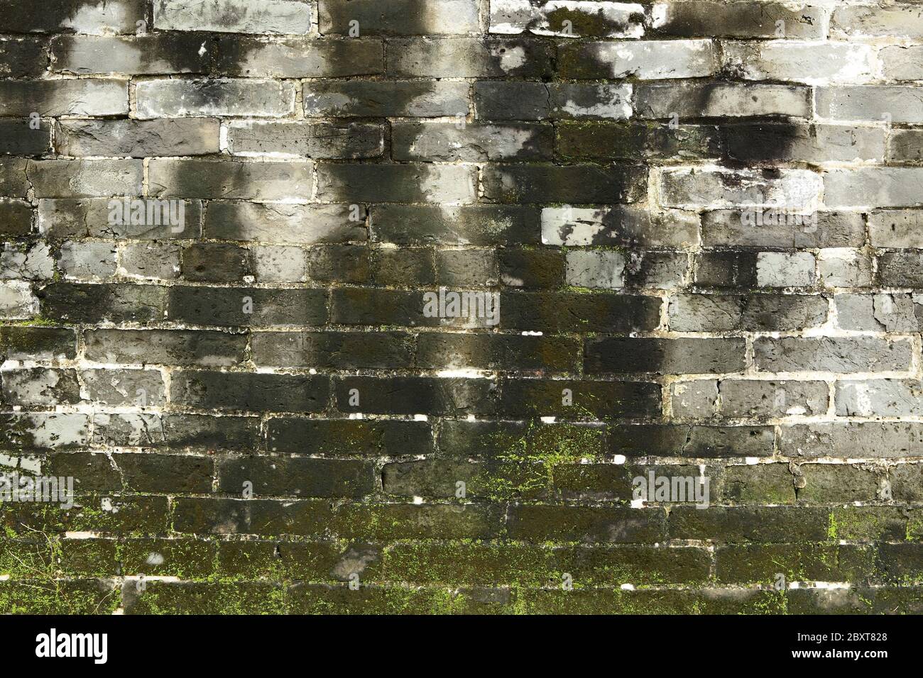 old chinese blue bricks wall Stock Photo - Alamy