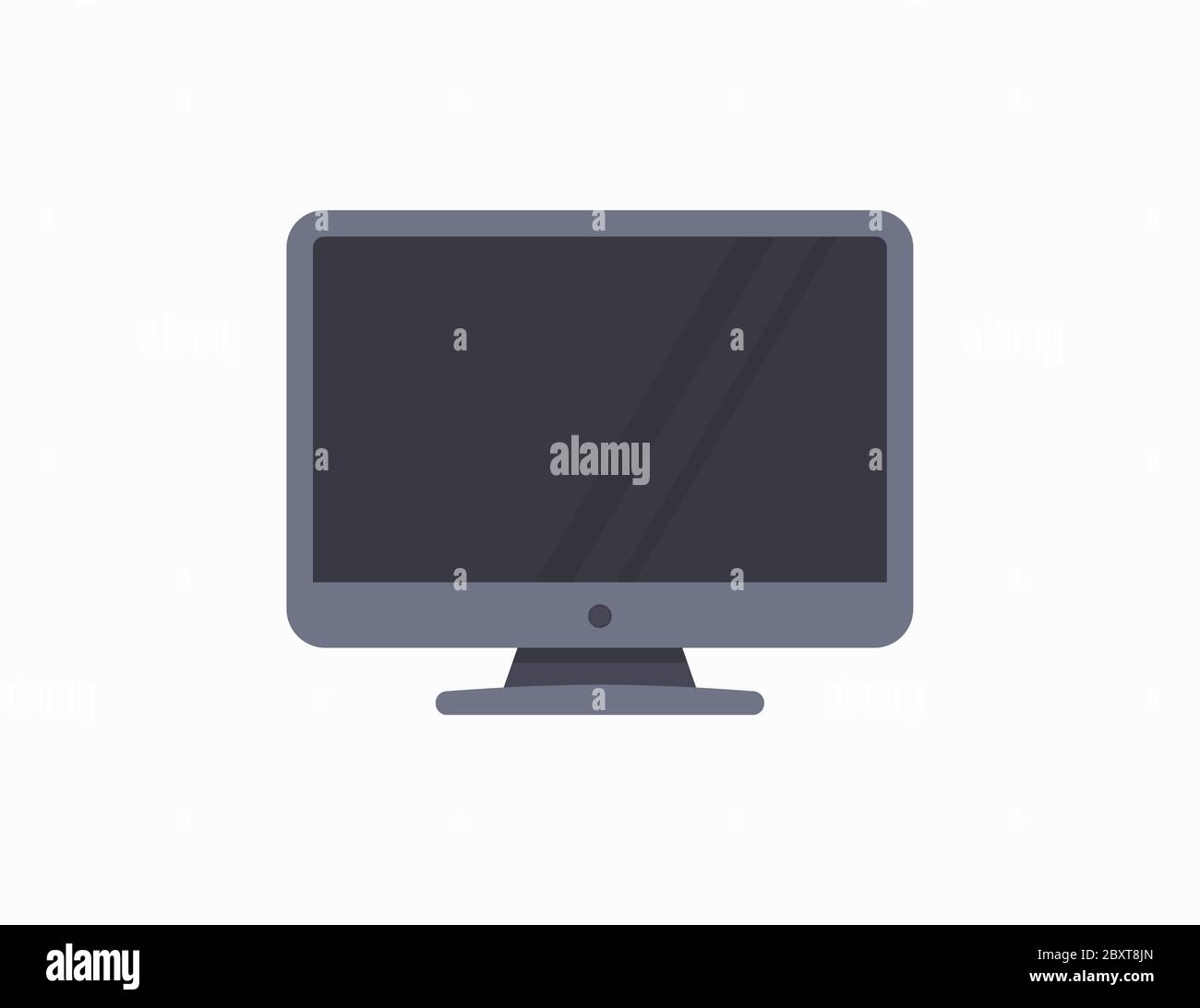 Desktop computer icon. vector illustration Stock Vector Image & Art - Alamy