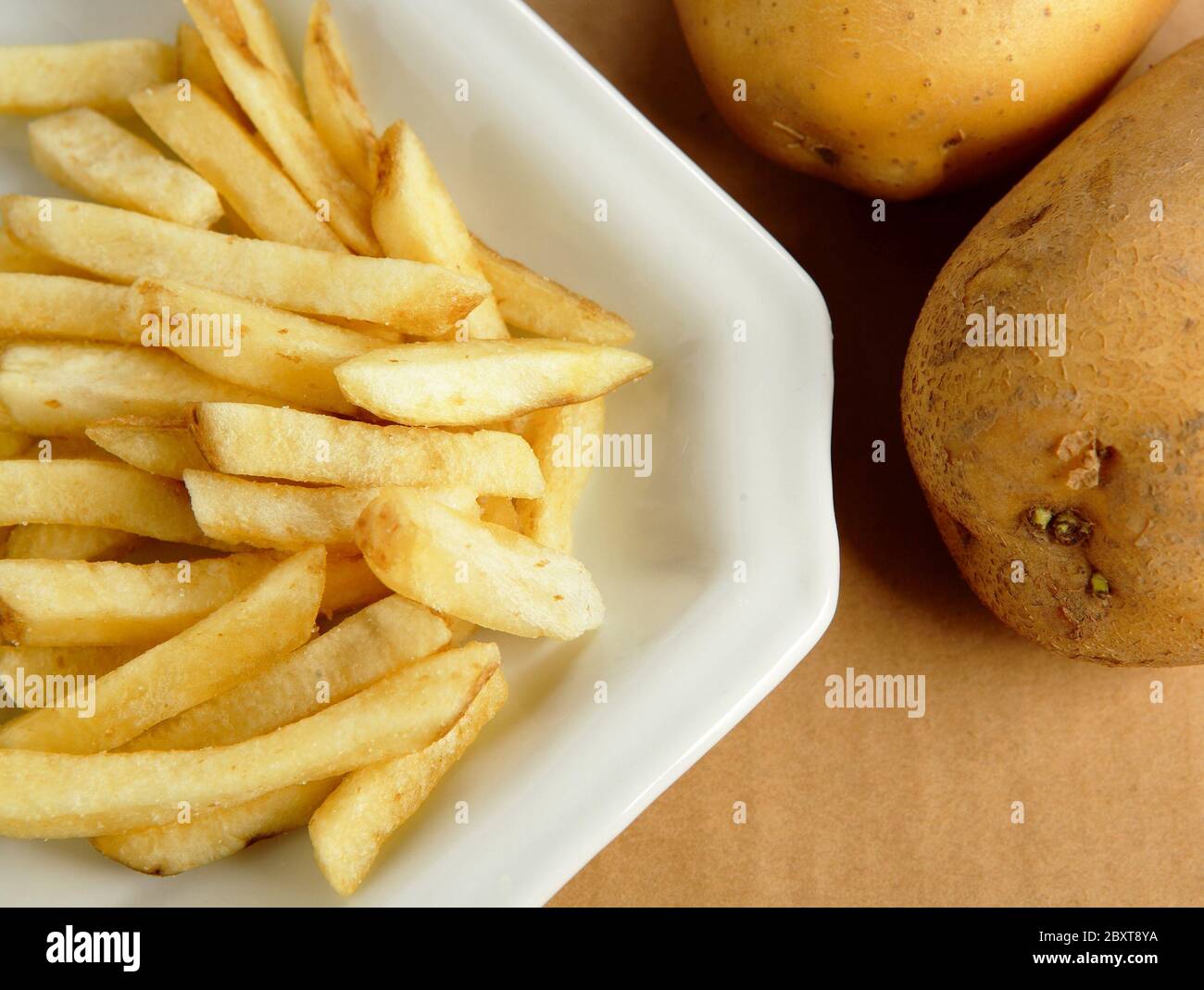 french fries with potato Stock Photo - Alamy
