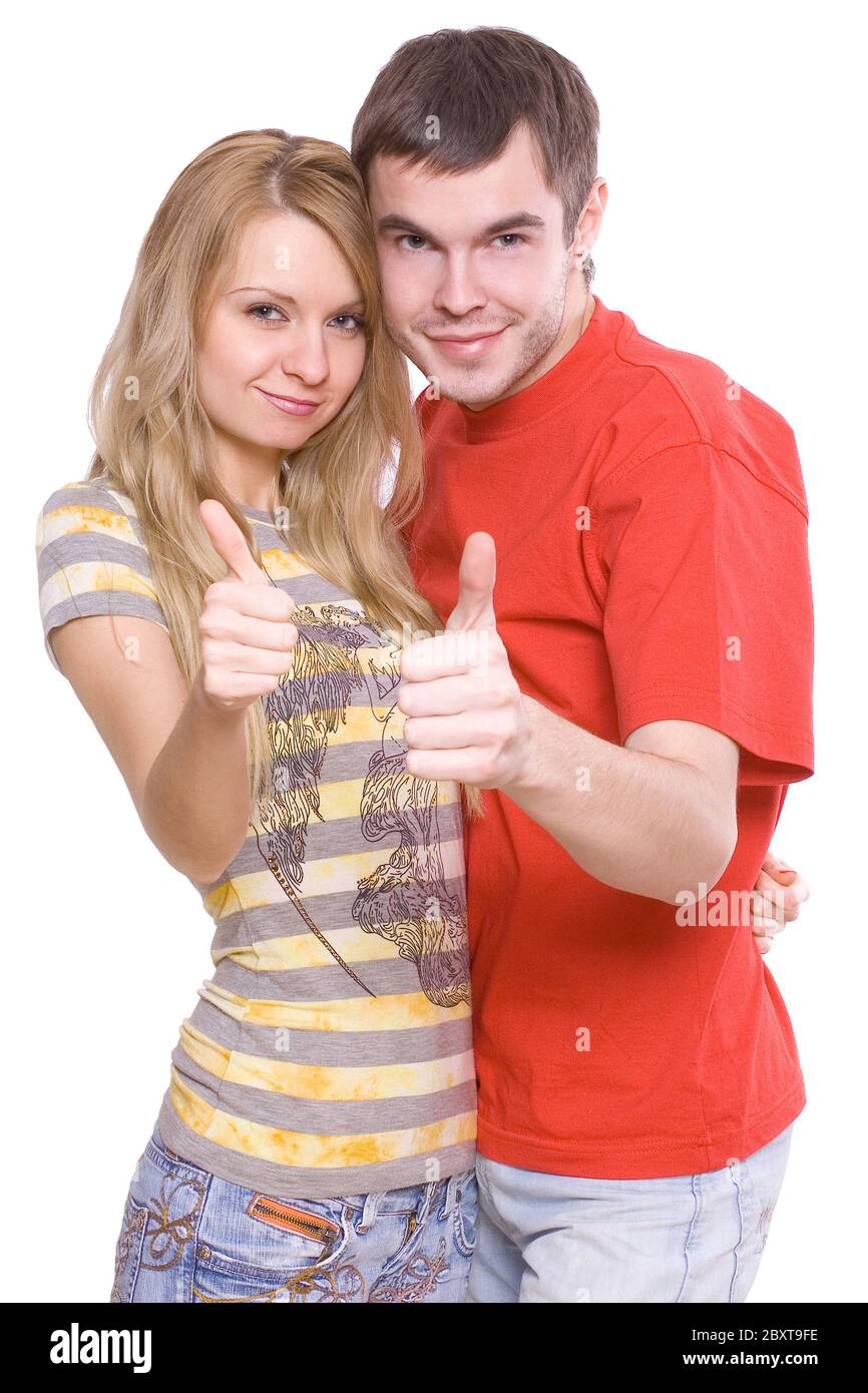 young boyfriend and girlfriend Stock Photo - Alamy