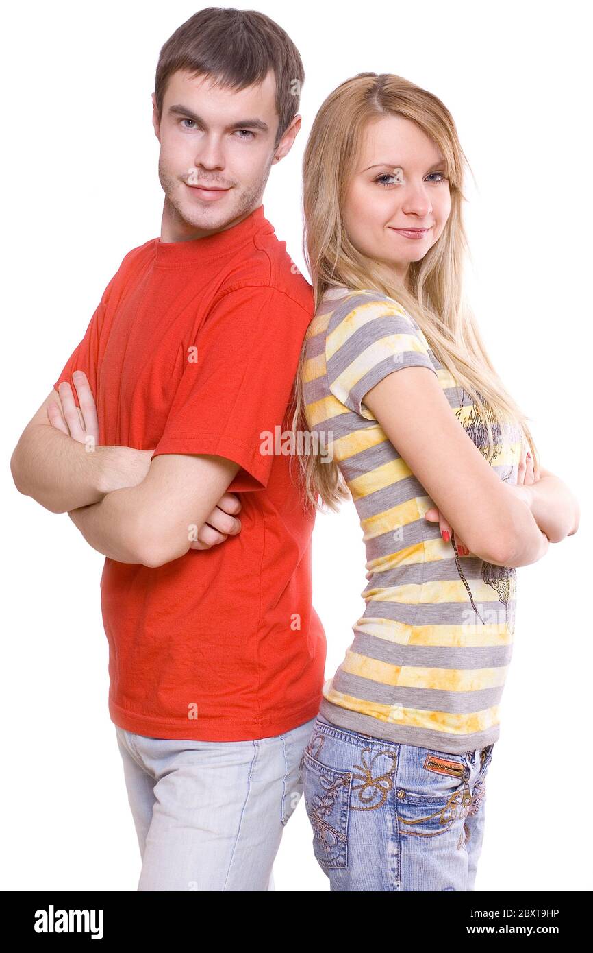 young boyfriend and girlfriend Stock Photo - Alamy