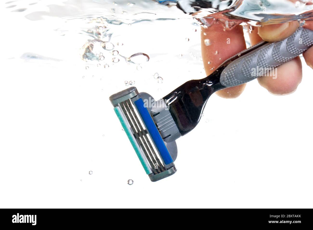 razor in water Stock Photo - Alamy