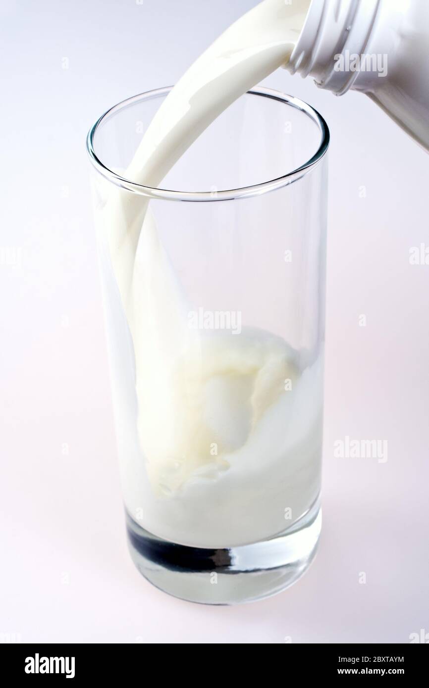 glass of milk Stock Photo - Alamy
