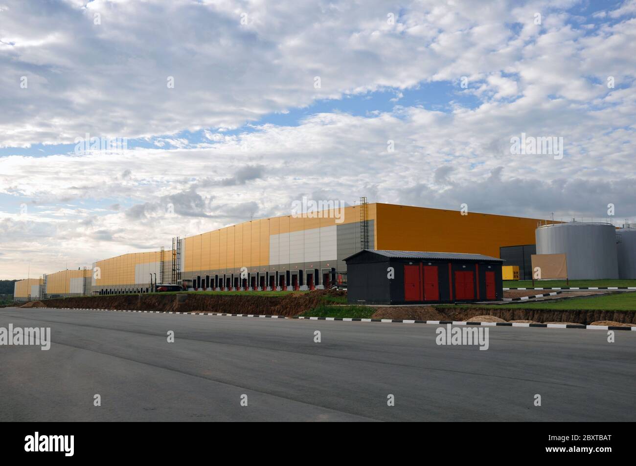 Logistics center. Warehouses for acceptance, storage and sorting of ...