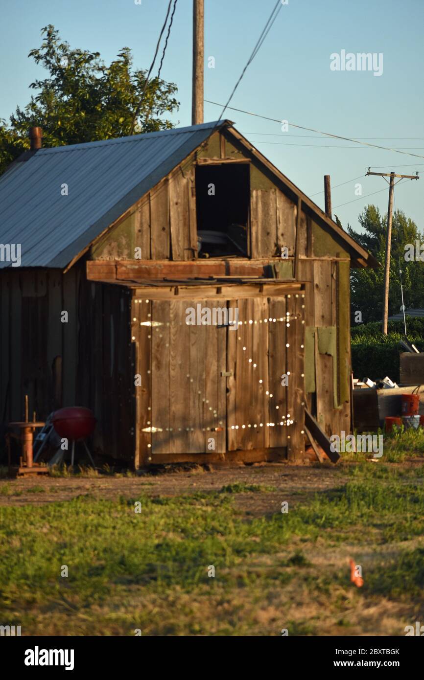 Small, Old Barn Stock Photo - Alamy