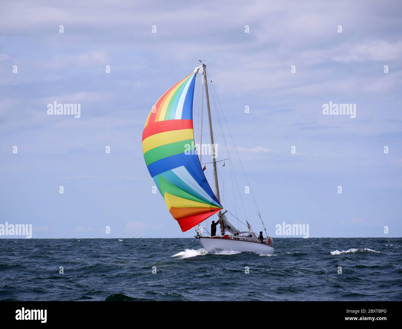 Coloured sailing boat hi-res stock photography and images - Alamy