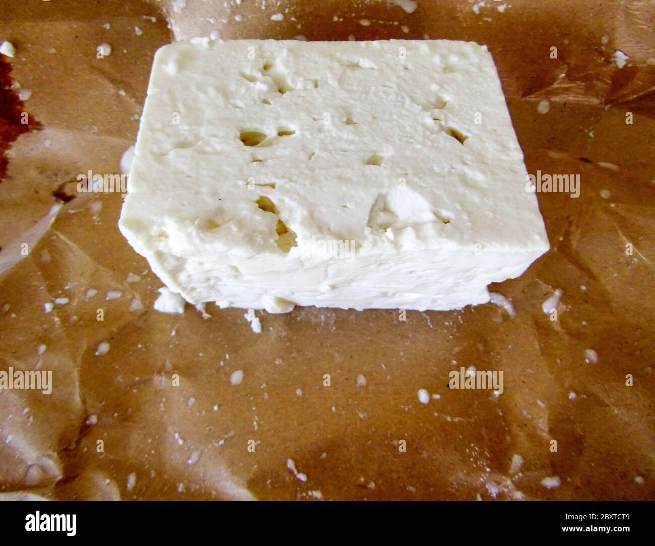 Feta Cheese from Crete, Greece Stock Photo - Alamy