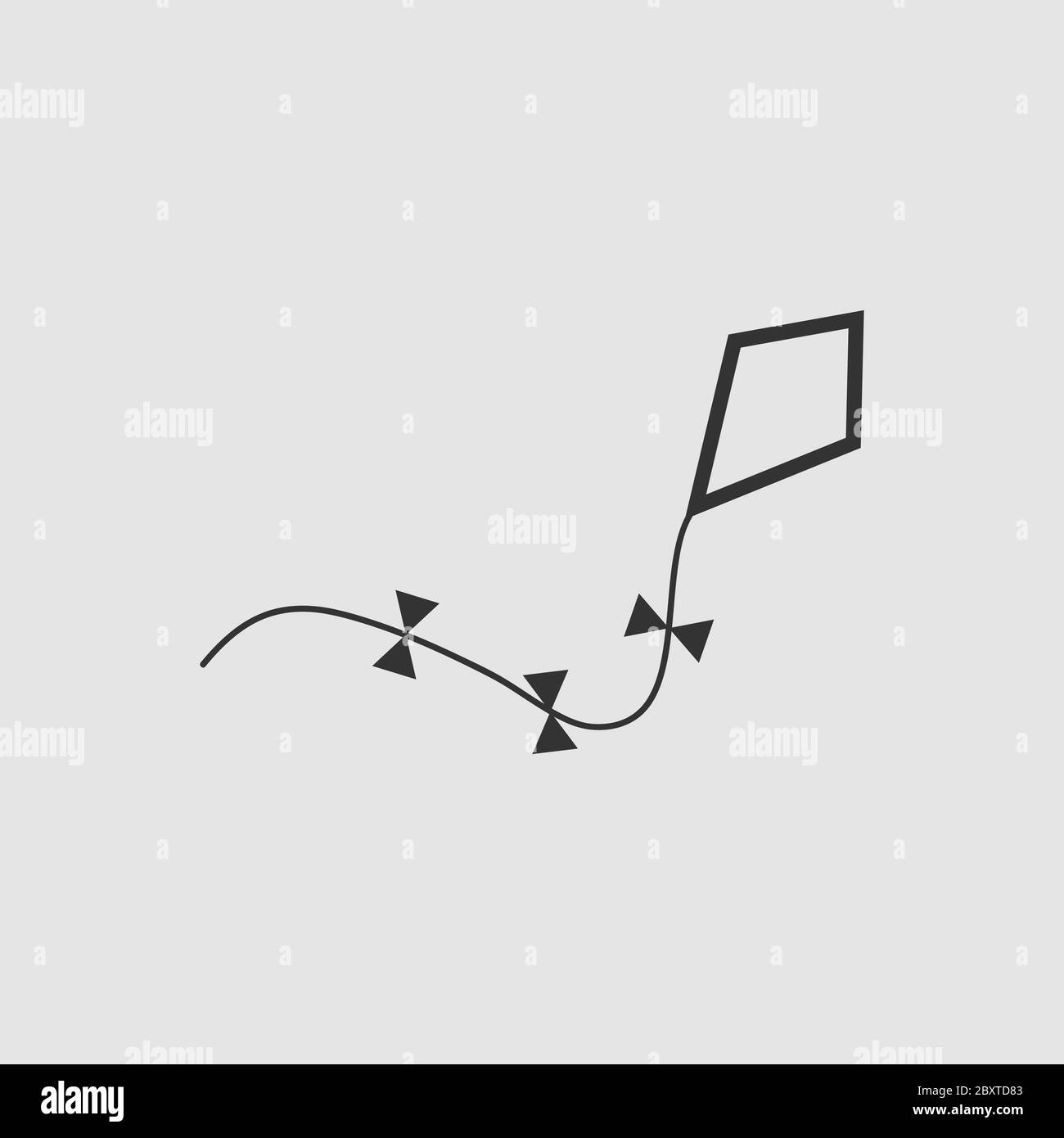 Paper kite vector vectors hi-res stock photography and images - Alamy