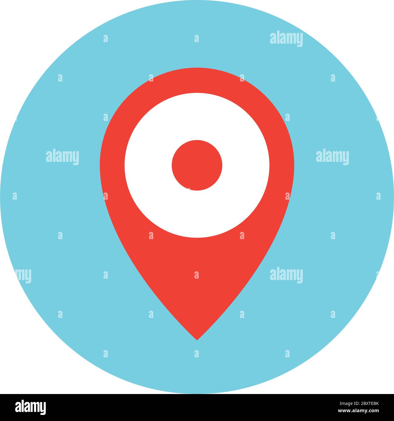 red gps mark vector design Stock Vector Image & Art - Alamy