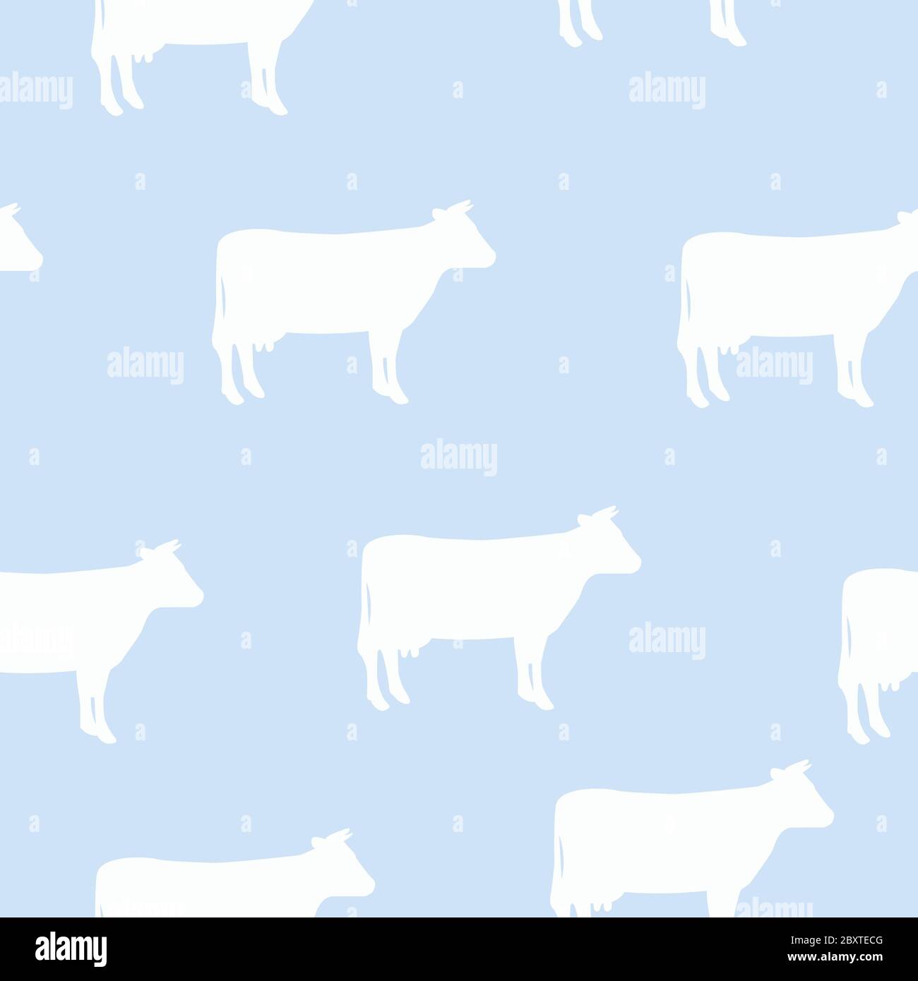 Vector Cows Seamless Pattern , Wallpaper or Background Stock Vector ...