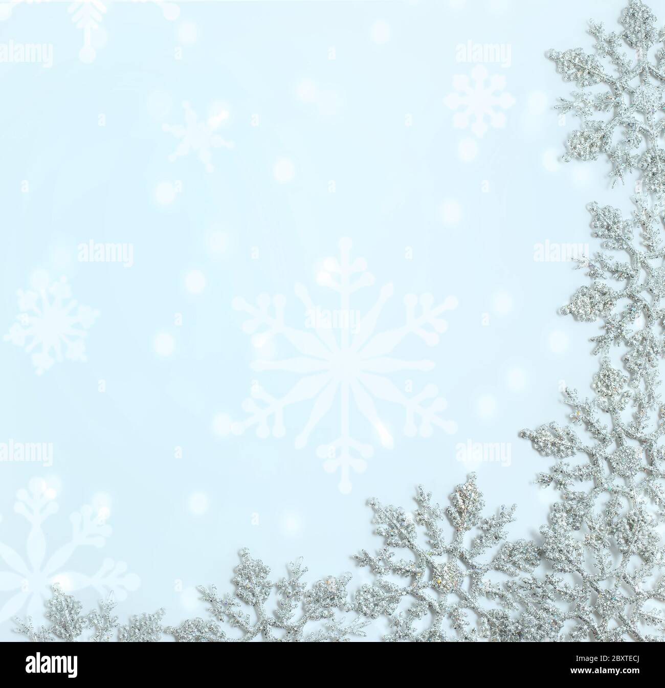 Silver Snowflake Frame